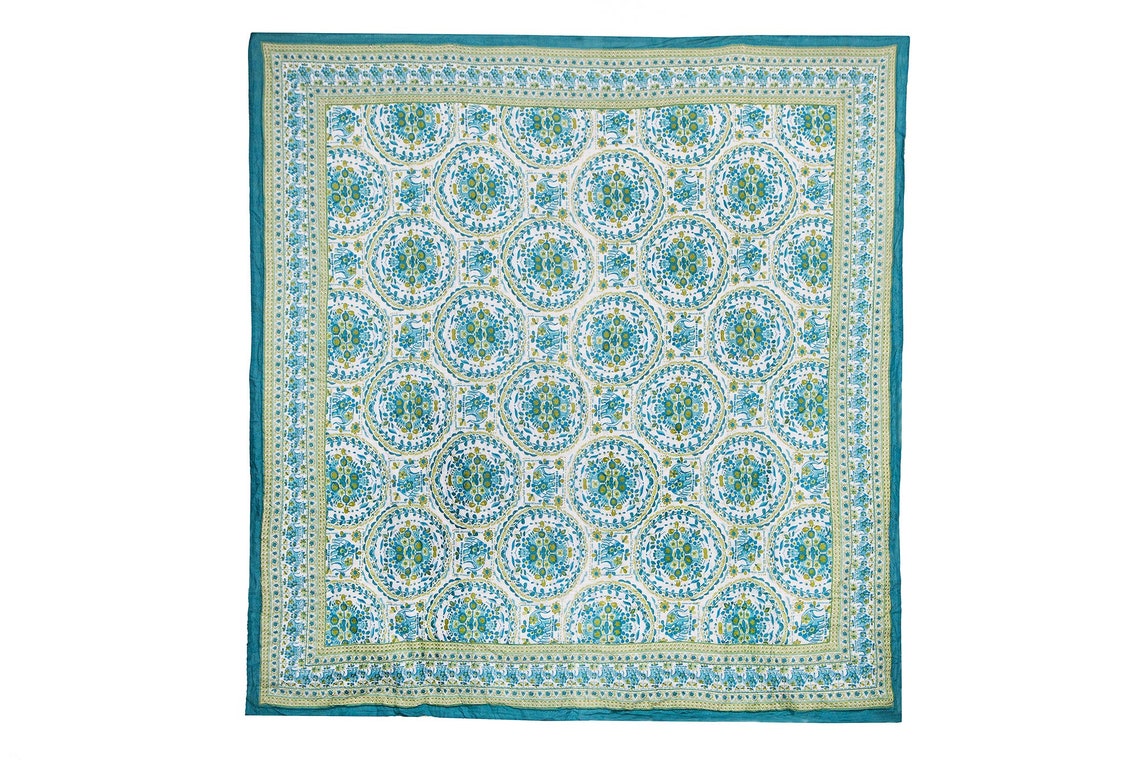 Cotton Quilt and Weekender Bag Set - Sage - Etsy