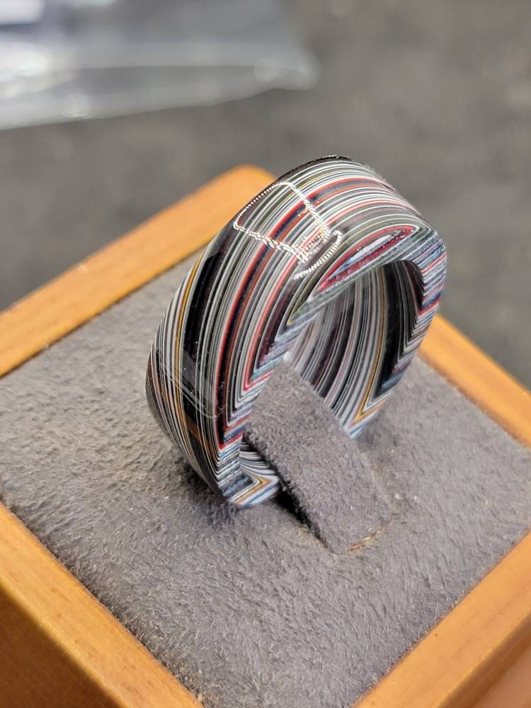 The Funky Fordite Ring - Etsy