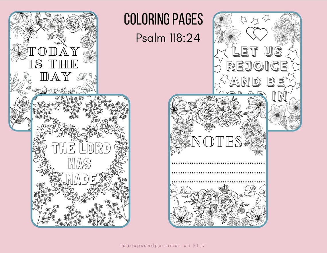 Scripture Coloring Pages, Bible Verse Coloring Pages, Coloring Pages ...