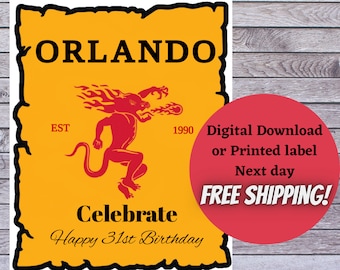 Fireball Labels | Etsy