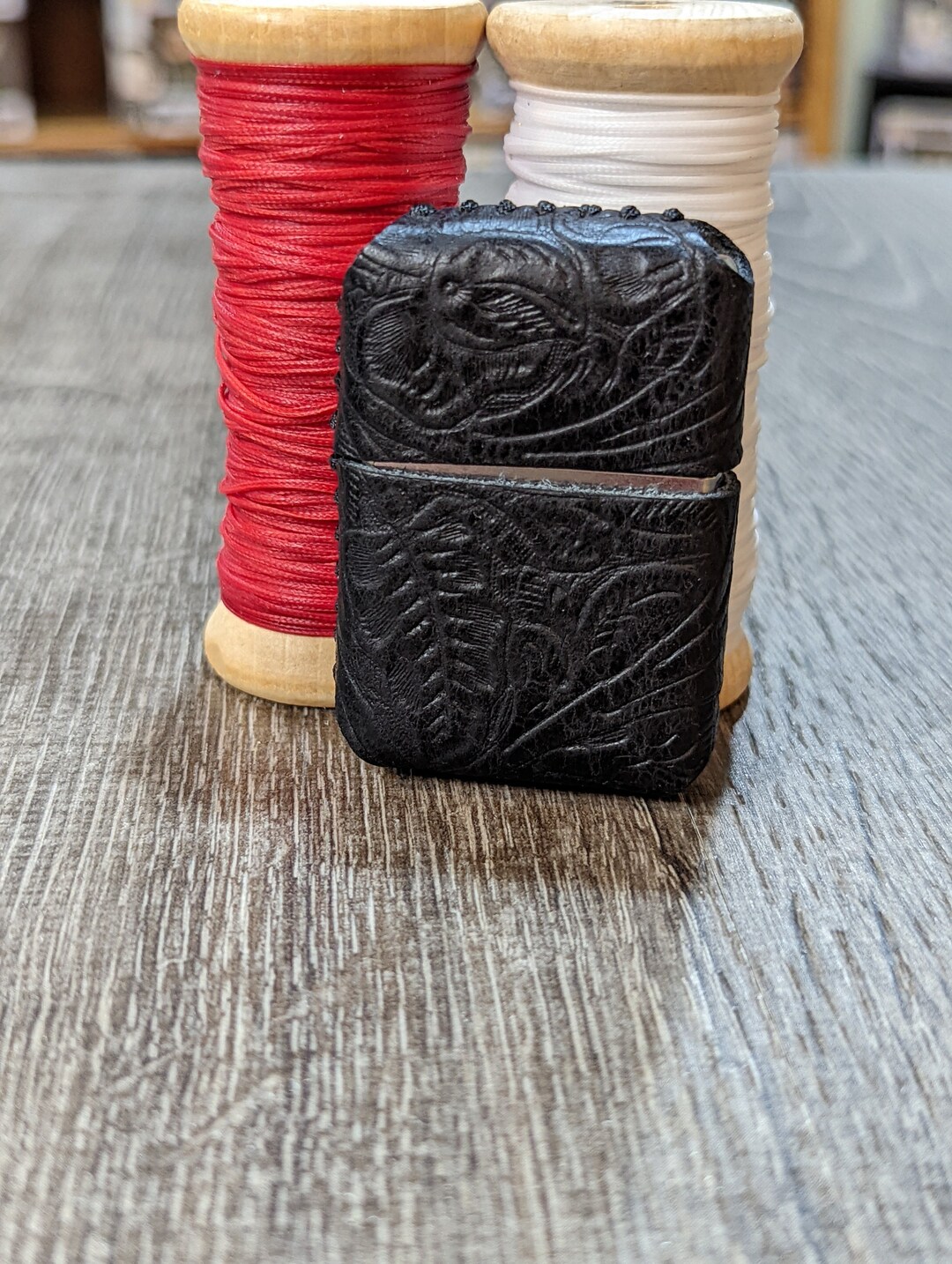 Leather Zippo Case Floral Design Limited Run - Etsy