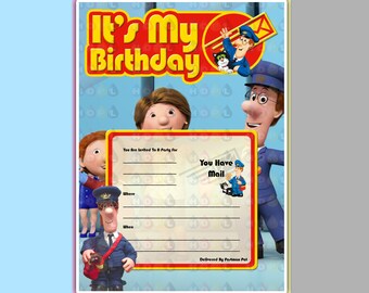 Postman Pat Birthday Party - Etsy UK