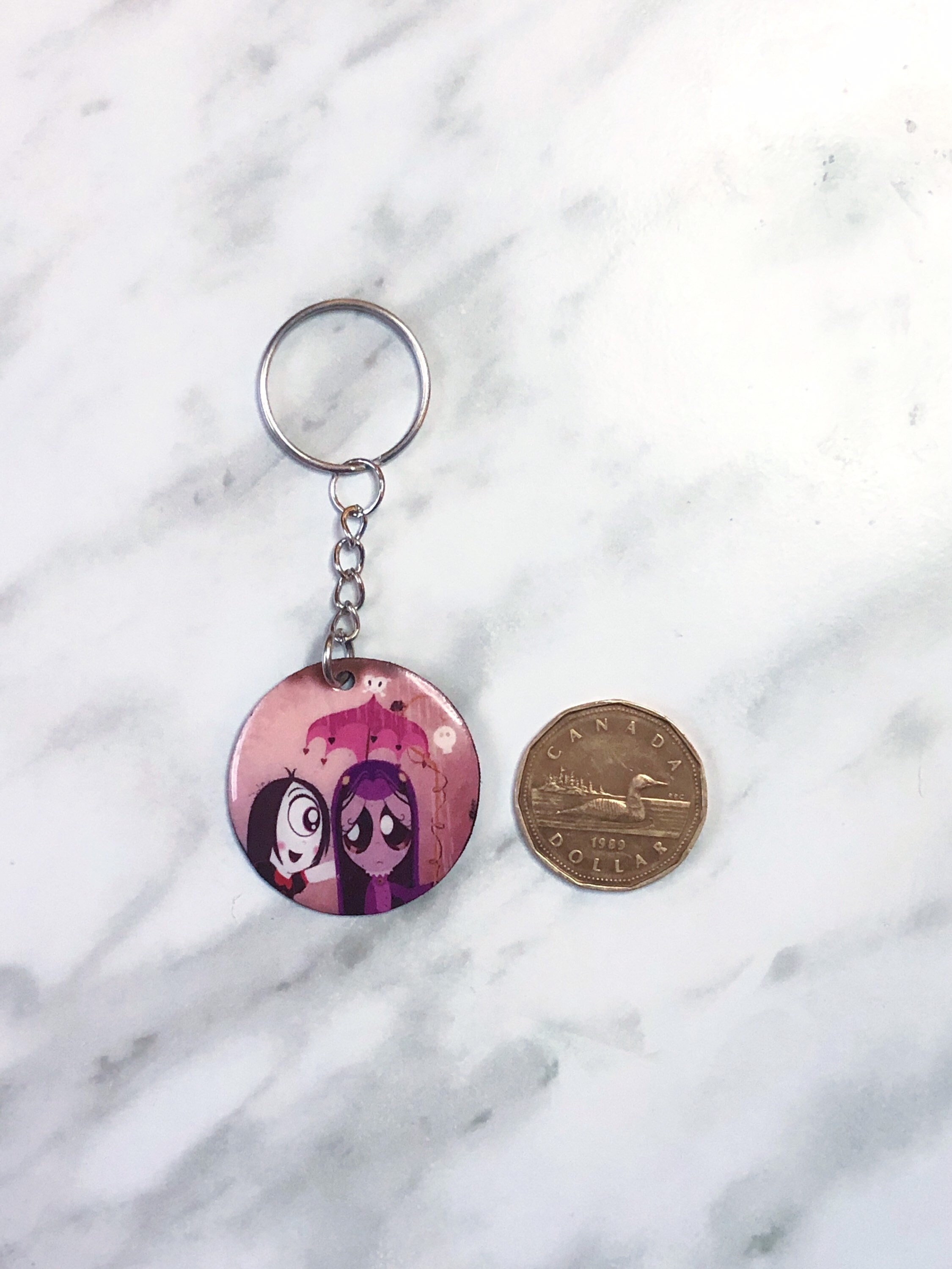 Ruby Gloom: Misery and Iris Keychain - Etsy