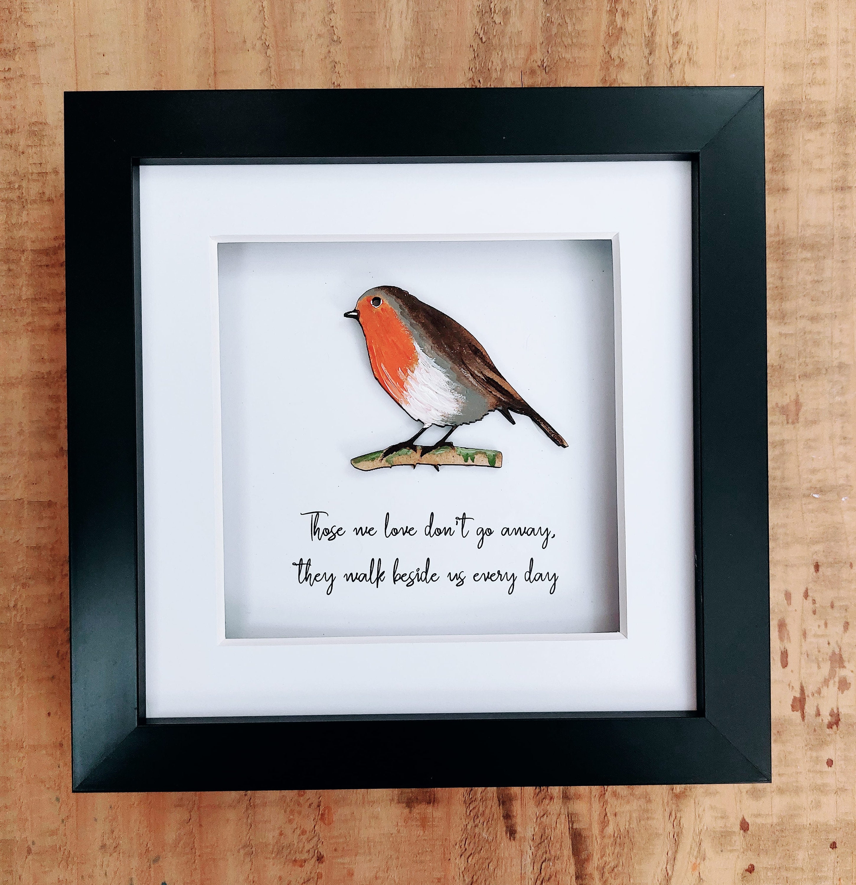 Robin Frame, Those We Love Don't Go Away, Robin Art, Gift for Her, Gift ...