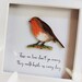 Robin Frame, Those We Love Don't Go Away, Robin Art, Gift for Her, Gift ...