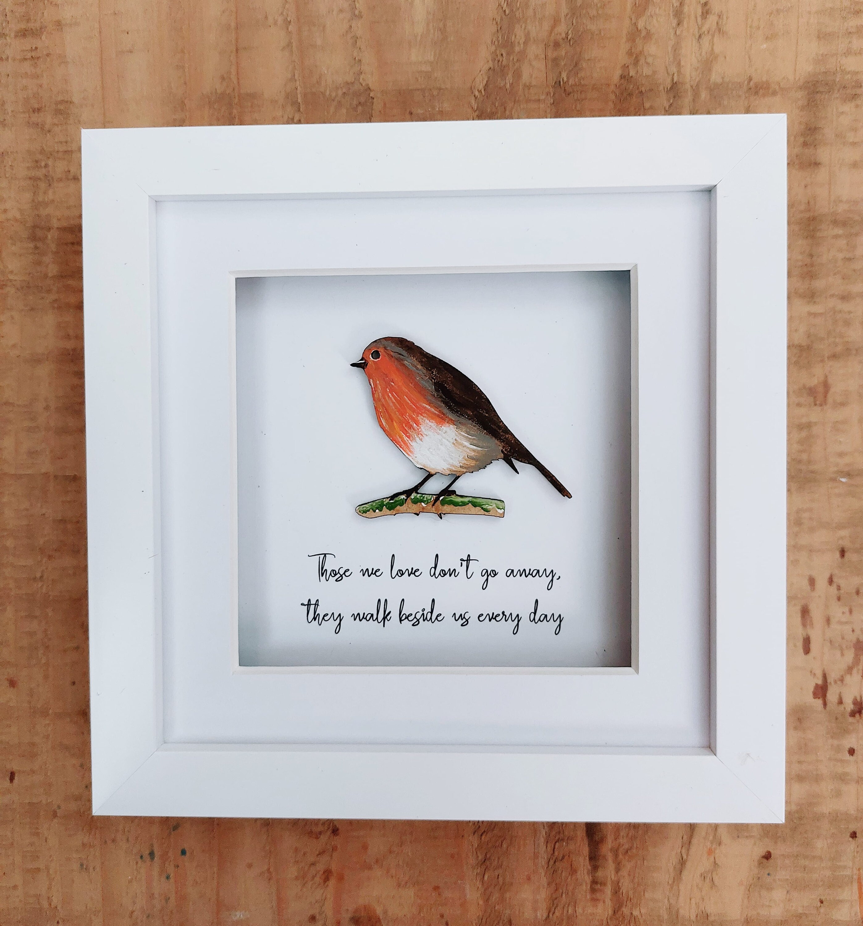 Robin Frame, Those We Love Don't Go Away, Robin Art, Gift for Her, Gift ...