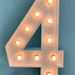 Light up Numbers, Giant Event Numbers, Number Light Decoration ...