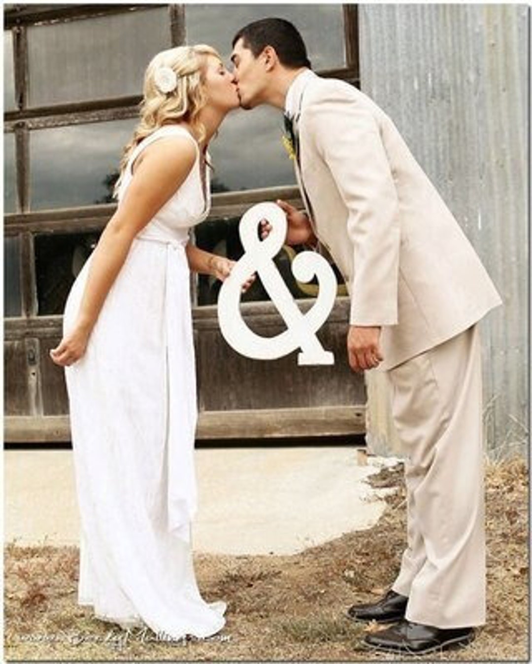 Large Wooden Letters and Numbers Giant Wedding Initials Ceremony ...