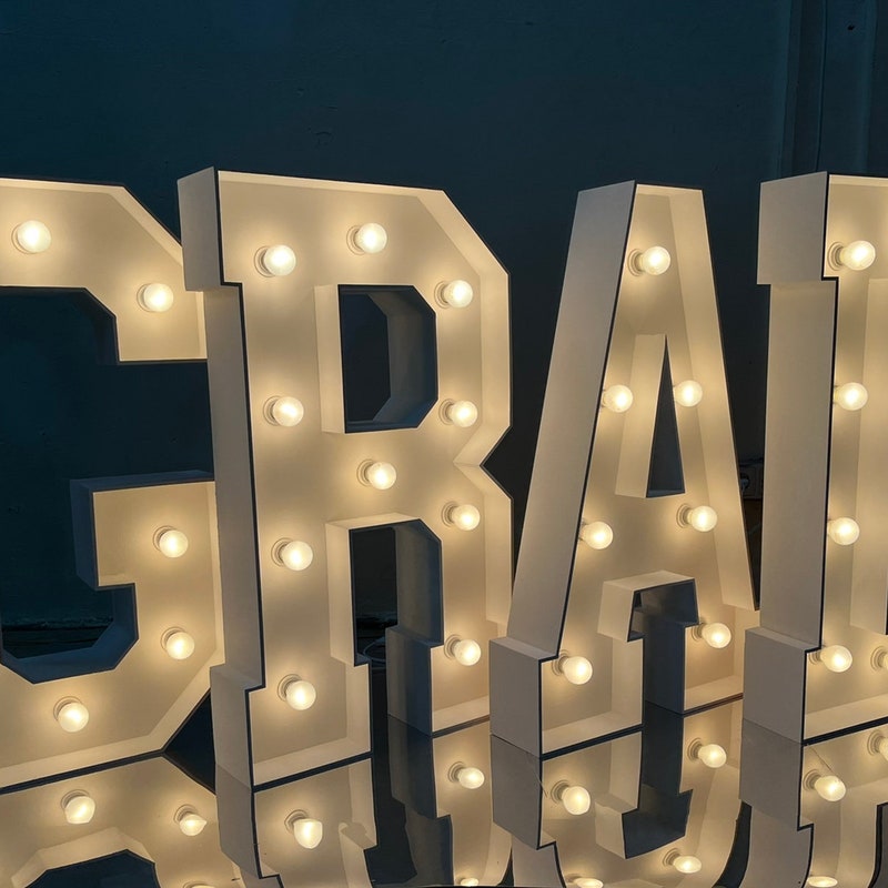 Light up Letters - Etsy UK