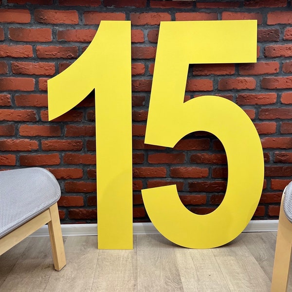 Giant Numbers - Etsy