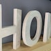 Black Letters for the Wall, Large Wooden Letters, Wood Alphabet Letters ...