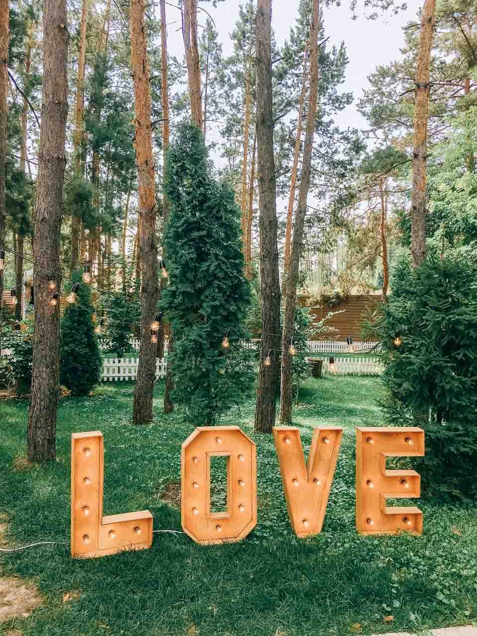 Large Wooden Light up Letters Letters for the Wedding Photo - Etsy Canada