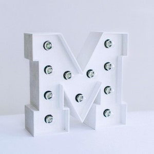 Giant Light up Letters and Symbols With Bulbs Large Wooden Light ...