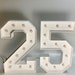 3 Ft 4 Ft Light up Numbers Giant Event Numbers New Year - Etsy