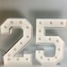 Light up Set of Two Numbers, Giant Event Numbers, Number Light ...