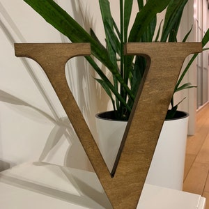 Large Letters for Wall Decor, Wood Alphabet Initials, 3D Wood Wall ...