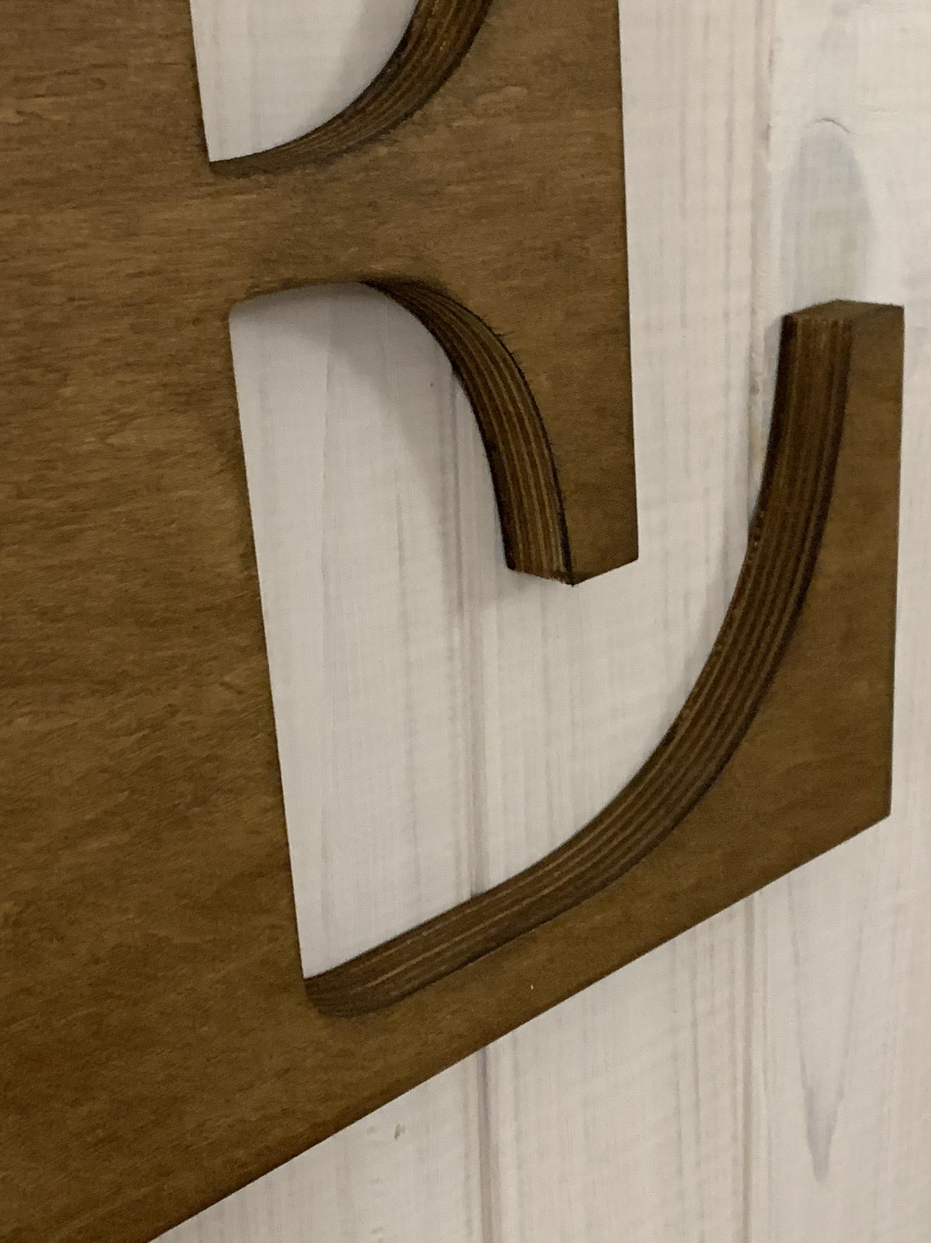 Large Letters for Wall Decor, Wood Alphabet Initials, 3D Wood Wall ...