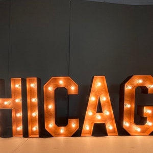 3ft, 4 Ft Marquee Letters GRAD, Large Light up Letters PROM, Giant ...