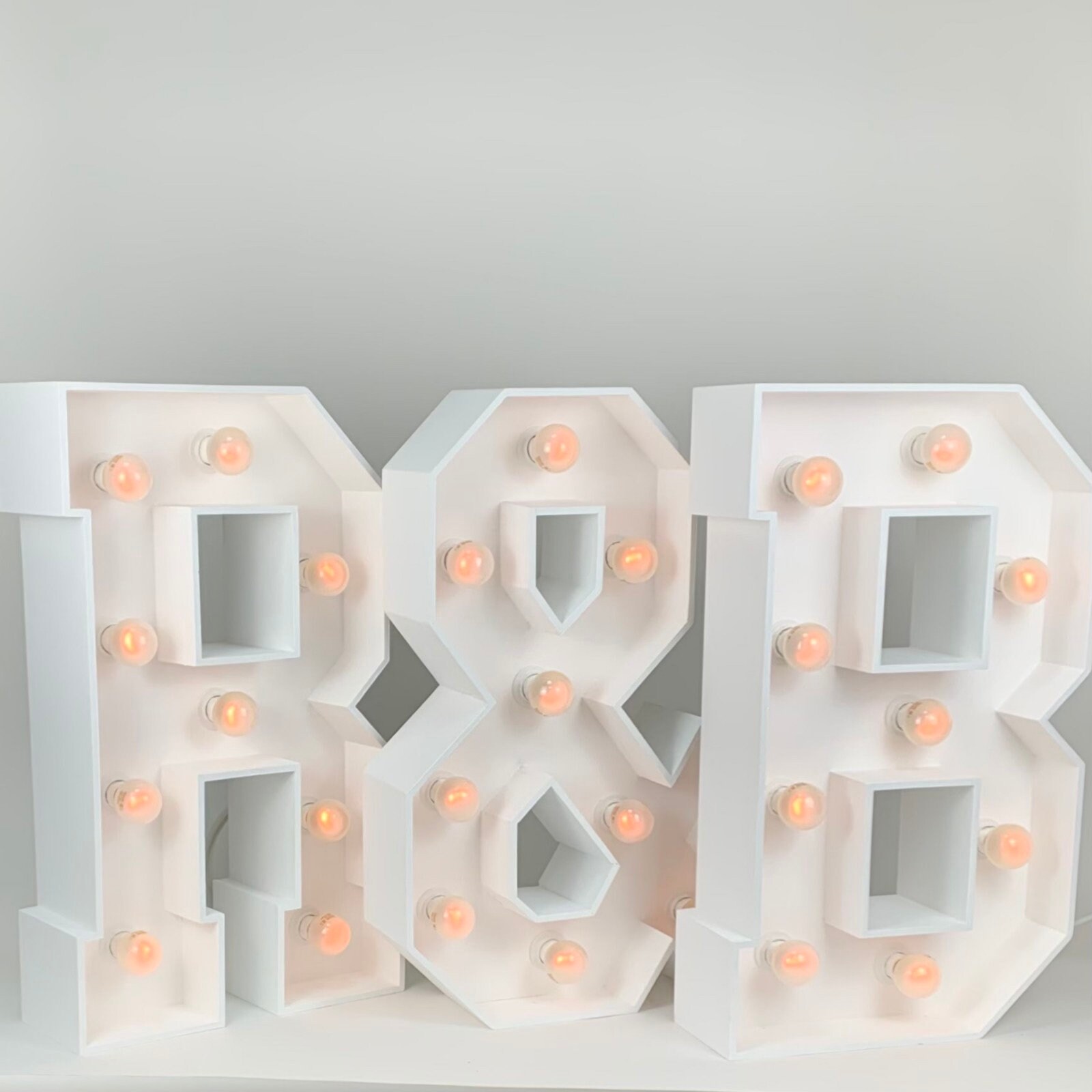 Light up Letter 16-48 3ft 4ft Marquee Letters Letter - Etsy