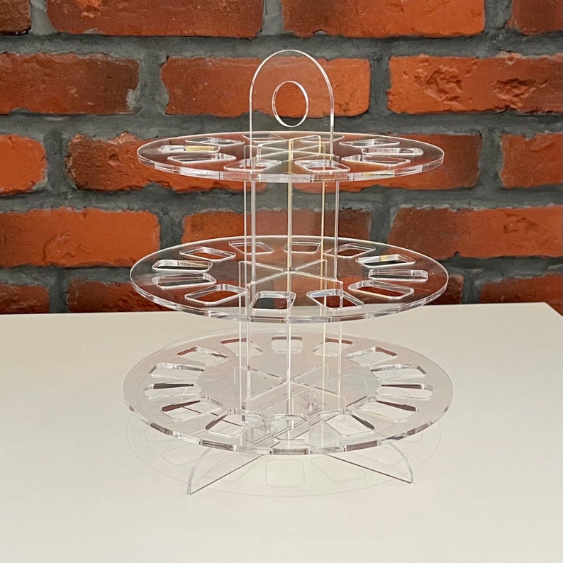 Stand for Macaroons 3-tier Round Macaron Tower Display Stand - Etsy