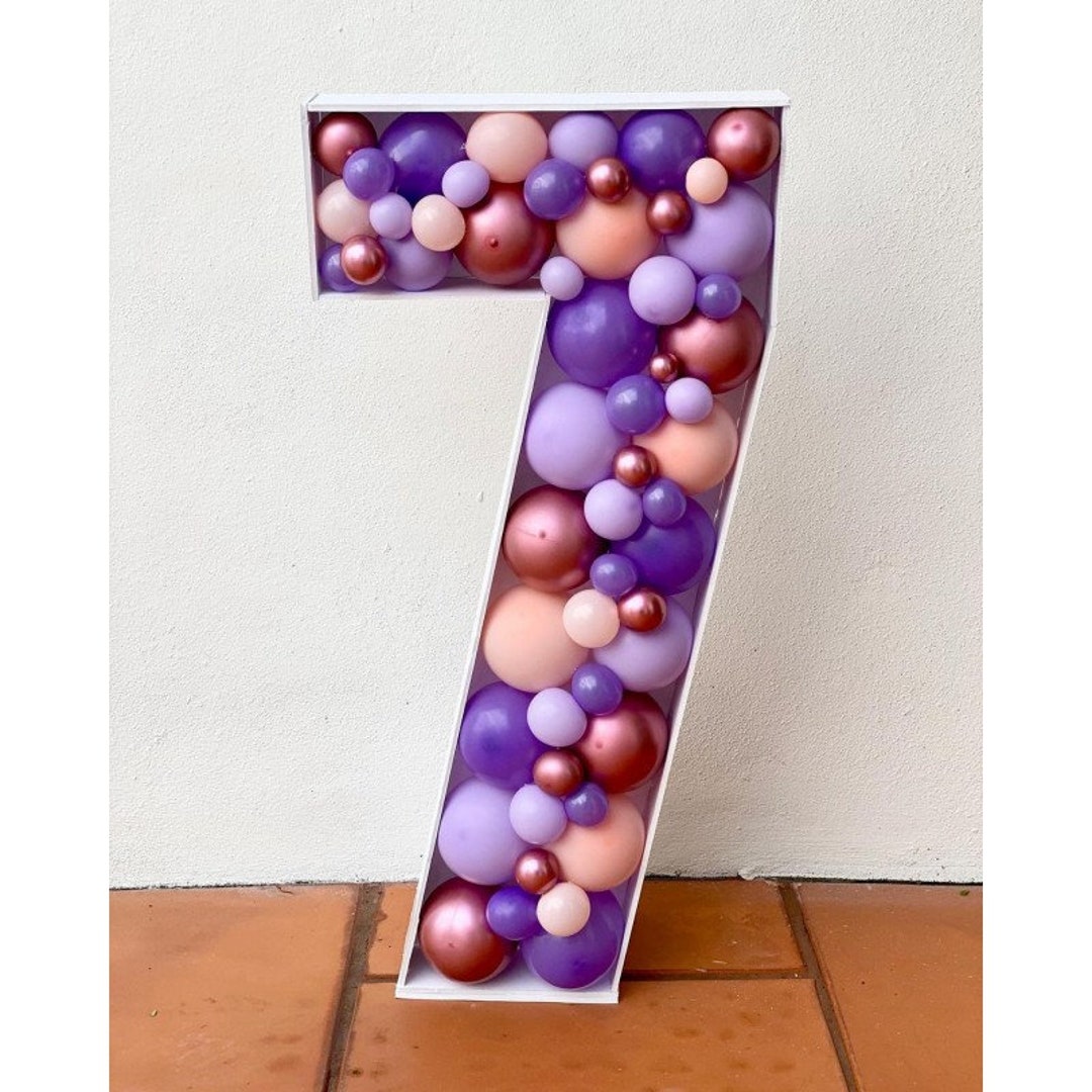 3 Ft, 4 Ft Giant Balloon Numbers for Mosaic,giant Mosaic Balloon ...