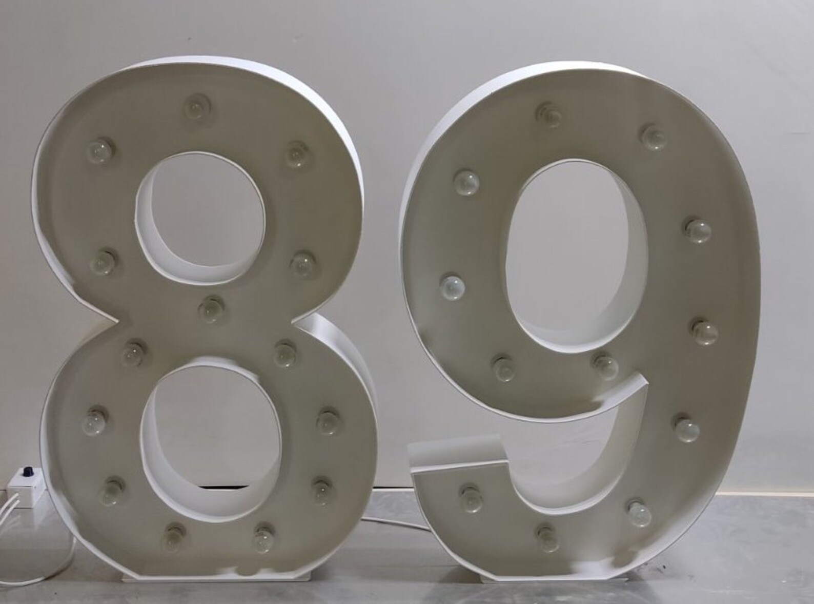 16-44 Light up Numbers Birthday Numbers Giant Event - Etsy