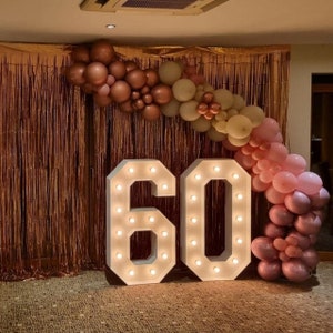 Light up Numbers, Birthday Numbers, Giant Event Numbers, Large Lighted ...