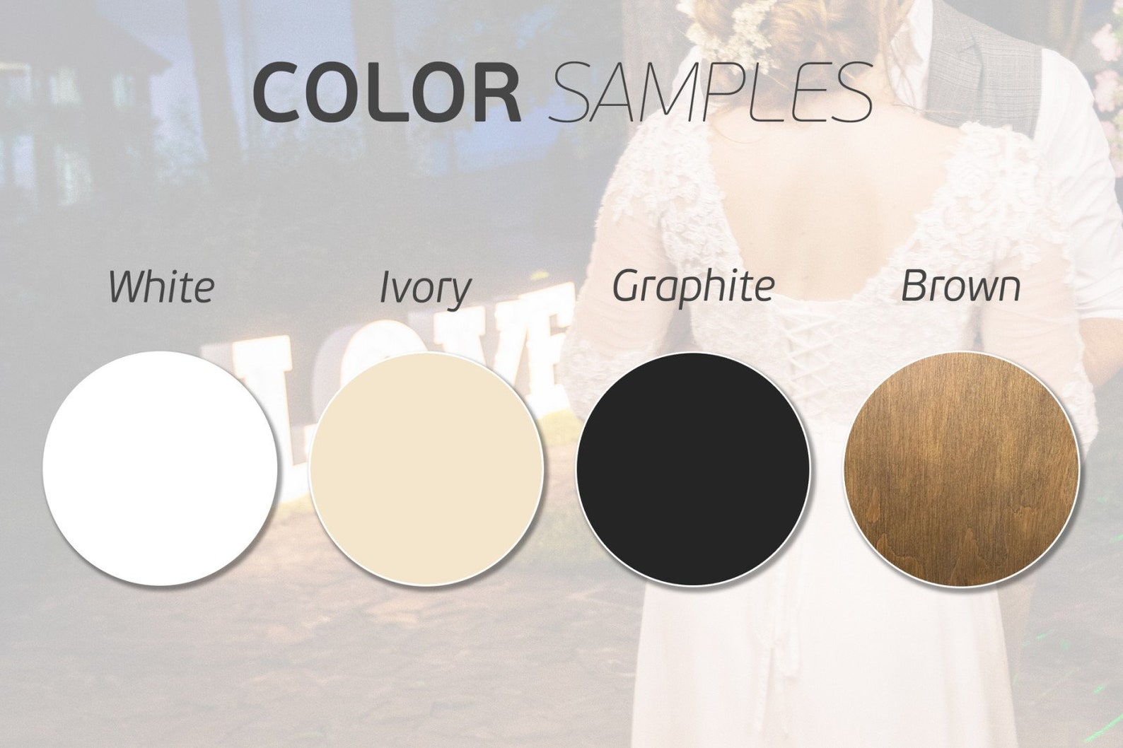 Large Wooden Letters Wedding Photo Backdrop Giant Wedding - Etsy