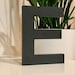 Black Letters for the Wall, Large Wooden Letters, Wood Alphabet Letters ...