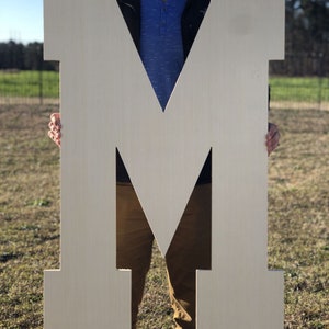 Giant Wooden Letters, Wedding Photo Backdrop, Giant Wedding Initials ...