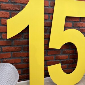 Giant Wooden Numbers, Large Laser Cut Sign, Giant Wedding Initials ...