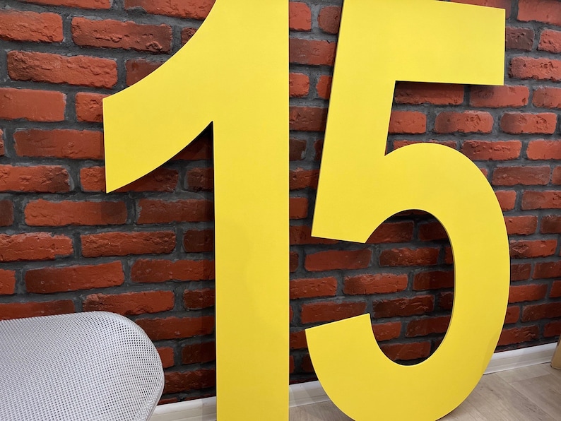 Giant Wooden Numbers Large Laser Cut Sign Giant Wedding - Etsy