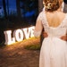 Light up Letter LOVE, Large Wedding Sign, Letter Lights, 16-48 Inches ...