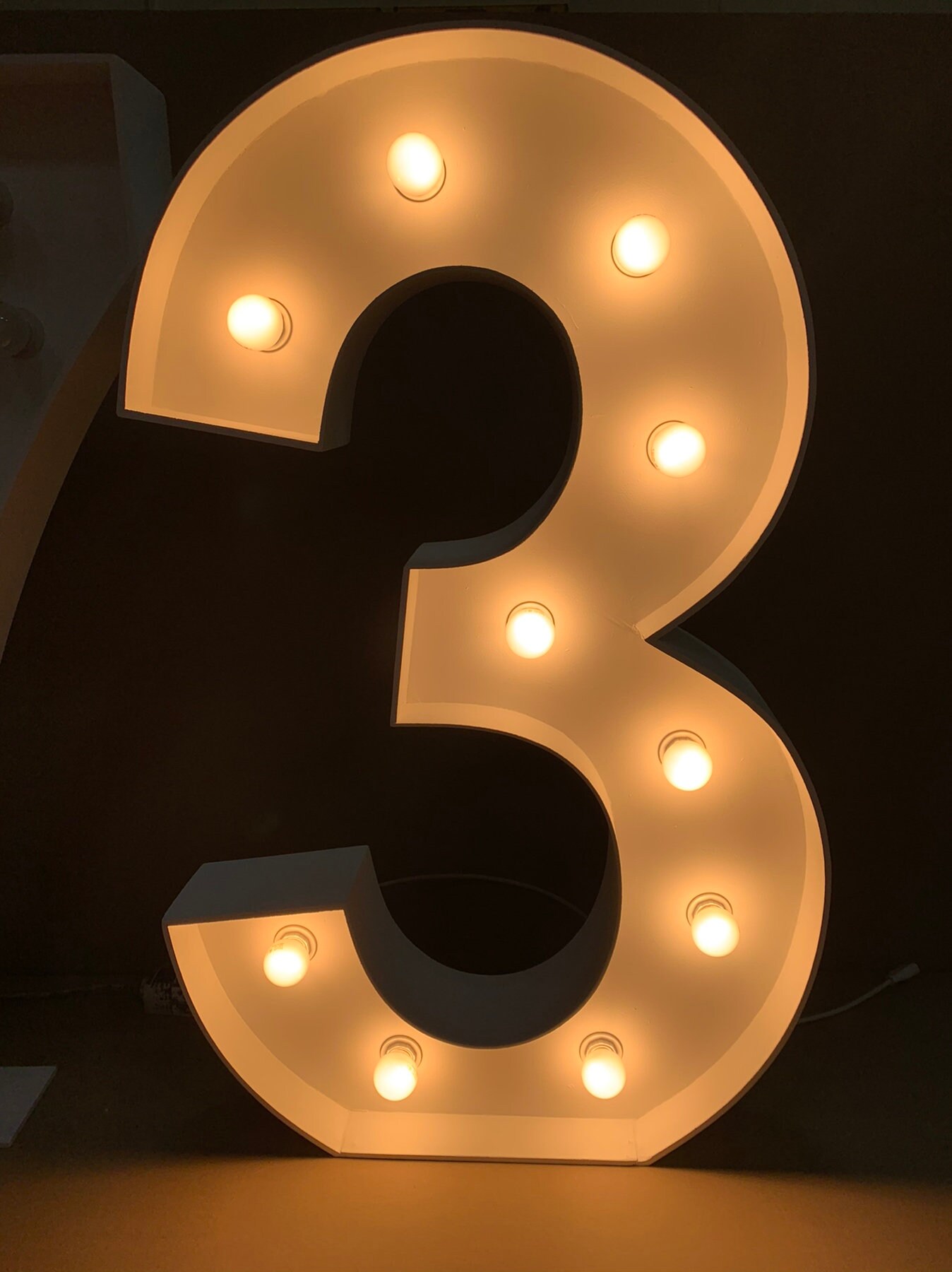 16-44 Light up Numbers Birthday Numbers Giant Event - Etsy Canada