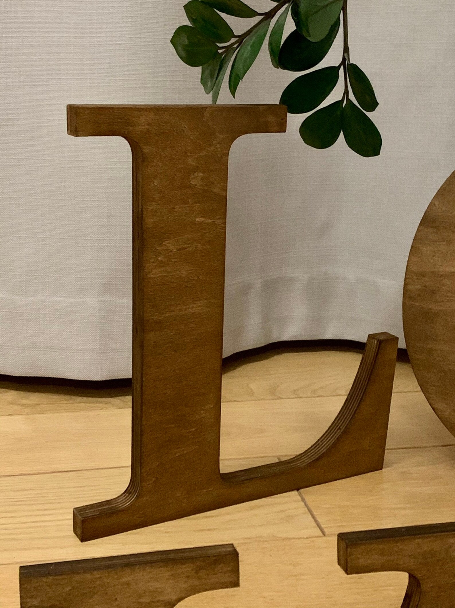 Large Letters for Wall Decor, Wood Alphabet Initials, 3D Wood Wall ...