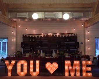 Outdoor Light up Letters - Etsy UK