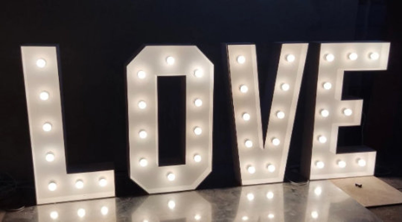 Large Wooden Light up Letters Letters for the Wedding Photo - Etsy Canada