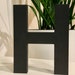 Black Letters for the Wall Large Wooden Letters Wood - Etsy
