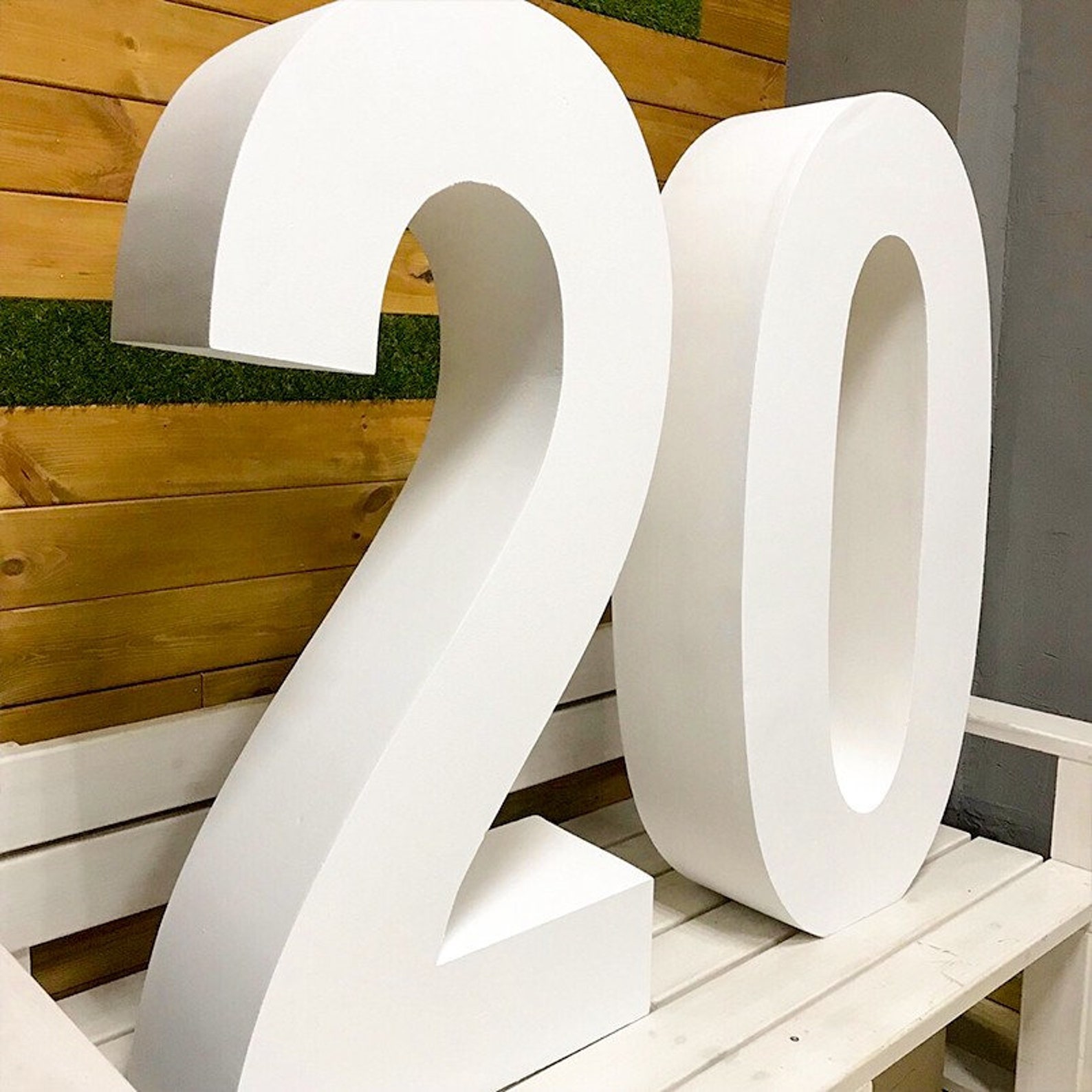 Giant Foam Numbers Large Free Standing Numbers/letters - Etsy