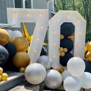 Light up Numbers, Birthday Numbers, Giant Event Numbers, Large Lighted ...