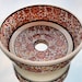 Bathroom Ceramic Black Circle Spiral Wash Basin, Bathroom Vessel Sink ...