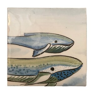 4x4" Ocean and Beach Themed Decorative Ceramic Tiles, Backsplash Accent ...