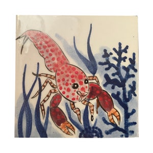 10x10 Cm Sea and Beach Themed Ceramic Tile, Backsplash Accent Ceramic ...
