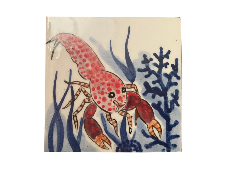 10x10 Cm Sea and Beach Themed Ceramic Tile, Backsplash Accent Ceramic ...