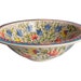 Bathroom Ceramic Flower Pattern Wash Basin, Bathroom Vessel Sink, Above ...