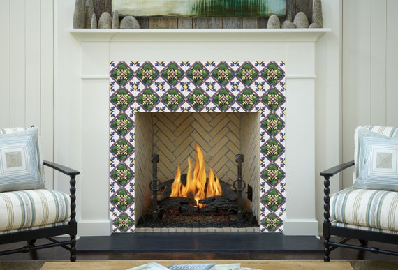 Mexican Tile Fireplace Designs