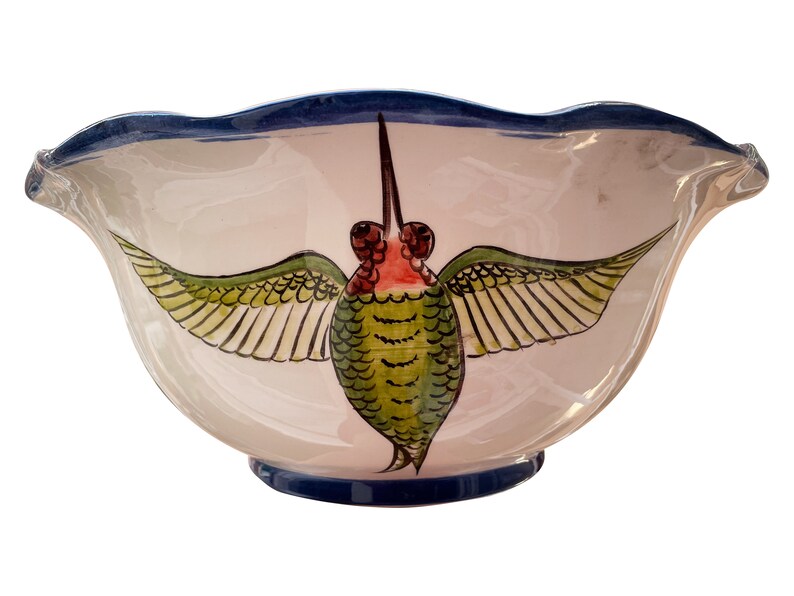 Bathroom Vanity Vessel Bird Sink, Bird & Sakura Washbasin, Half ...