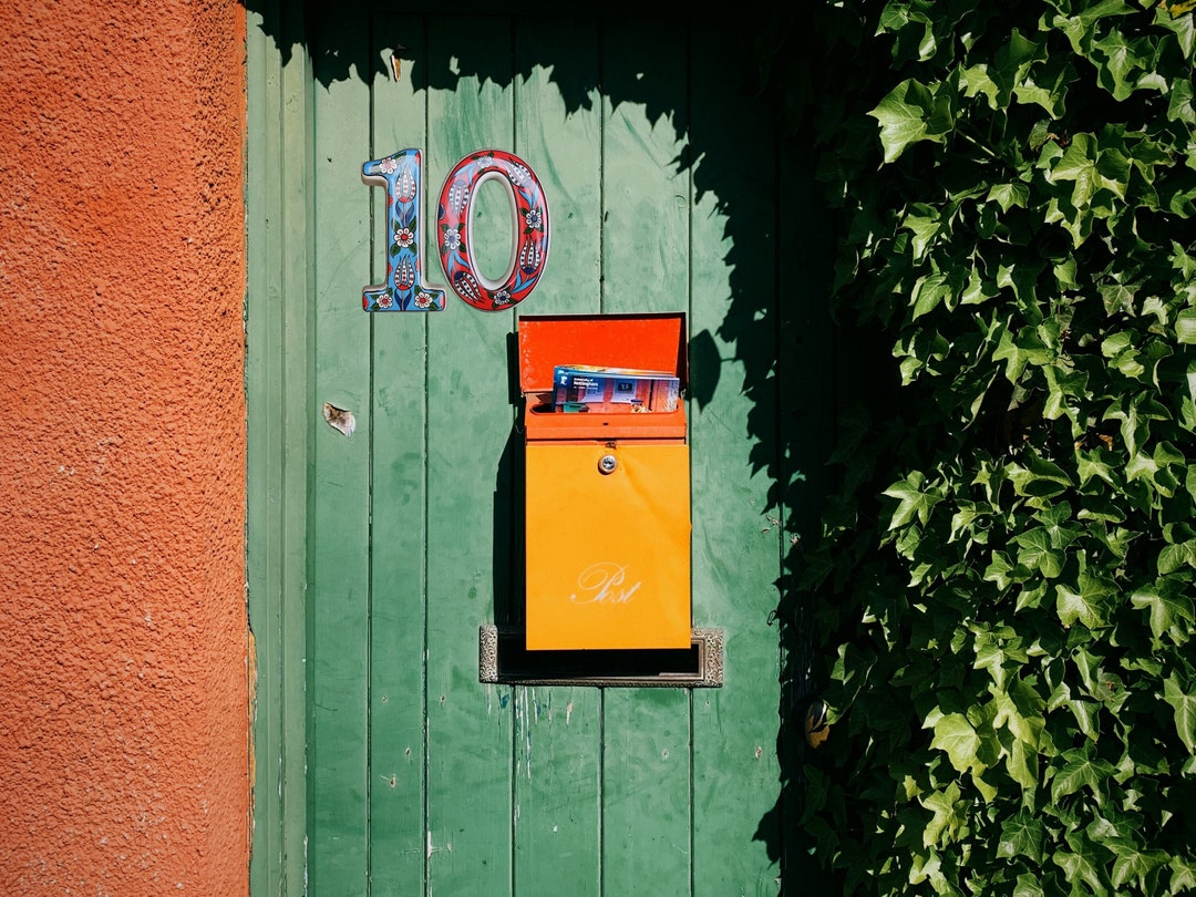 Ceramic Address Plaque & Numbers, House Number, Terracotta Mexican Tile ...