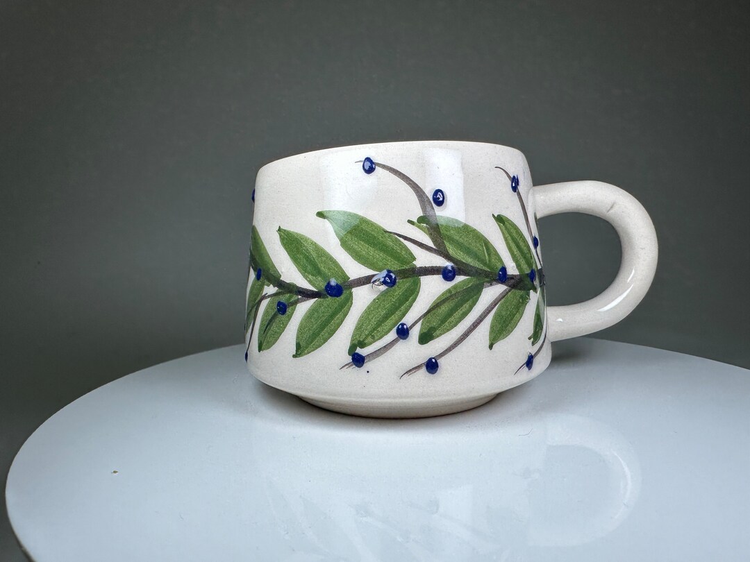 Ceramic Coffee Mug, Rustic Tea Cups, Morning Clay Cup, Latte Pottery ...