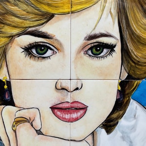 Custom Ceramic Tile Portrait, Wall Hanging Art Decor, Painting Panel ...